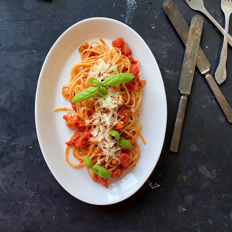 Passed Down Recipes: Audrey Hepburn & Her Favorite Pasta – In the ...