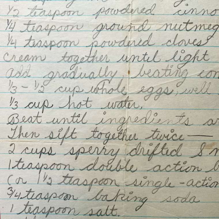 handwritten recipes – In the Vintage Kitchen: Where History Comes To Eat